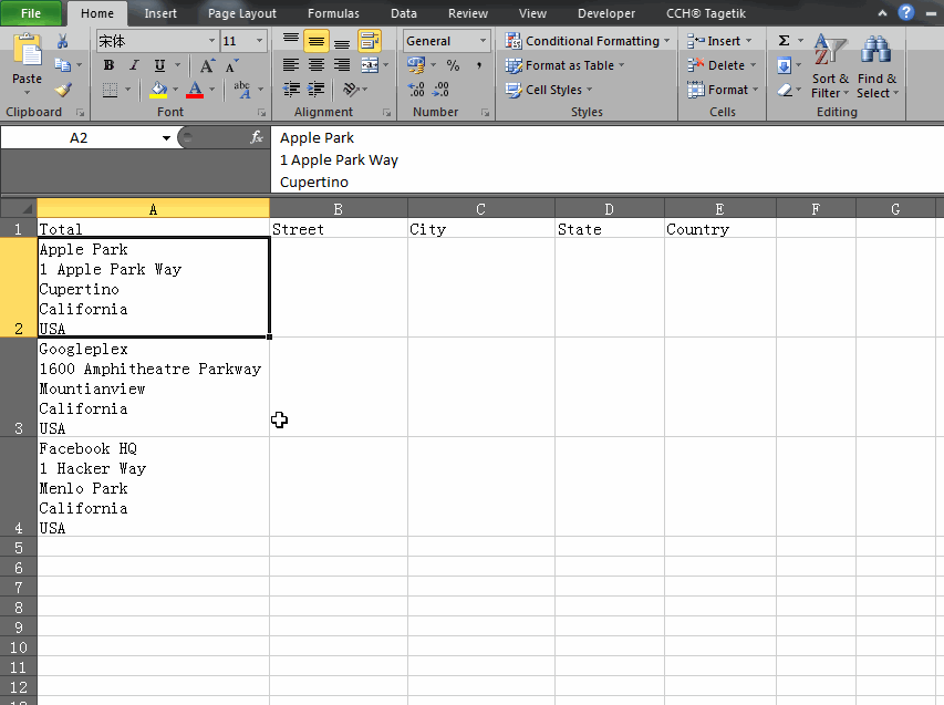  Excel Handles Multiple Rows Of Data In A Cell Site Portal